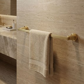 Rea Rivo, koupelnový věšák na ručník 60 cm, 81301, zlatá matná, REA-98057