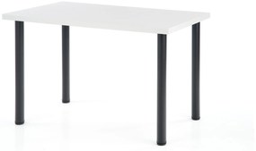 Jídelní stůl Maxom (bílá + černá) (pro 4 osoby). 1028081