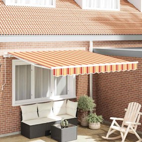Stahovací markýza Žlutá a oranžová 350 x 250 x 165 cm 3330249