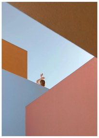 Paper Collective designové moderní obrazy Angular Afternoon (120 x 168 cm)