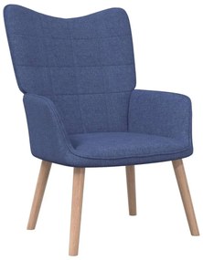 Petromila Relaxační židle modrá textil