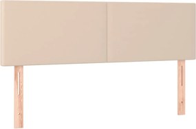 Box spring postel s matrací cappuccino 140x190 cm umělá kůže 3141004