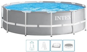 INTEX PRISM FRAME POOLS SET Bazén 427 x 107 cm s kartušovou filtrační pumpou 26720