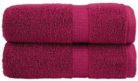 Prémiové mycí ručníky SOLUND 2 ks bordó 30x30 cm 600 g/m² 137203