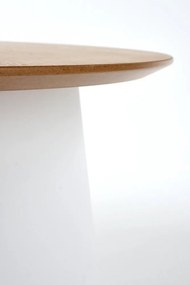 Konferenční stolek- AZZURA- Přírodní / Bílý