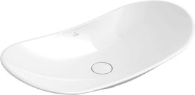 Villeroy & Boch My Nature - Umyvadlo na desku 81x41 cm, bez otvoru pro baterii, bílá 411080R1