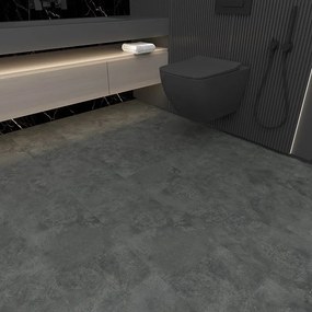 Vinylová plovoucí podlaha Area Floors Stone Click Rigid 5354 Beton tmavý 1,674 m²