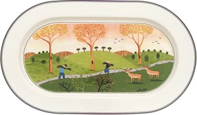 Villeroy&Boch Villeroy & Boch Design Naif oválný servírovací talíř, 34,2 × 13,5 × 1,8 cm