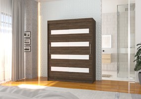 ADRK Furniture Skříň posuvná se zrcadlem MARTINEZ 150 ADRK-SW-MAR-CH-WL-150