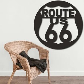Dřevěná cedule Route 66 - Dekorace interiéru | SENTOP PR0411