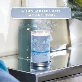 Yankee Candle vonná svíčka Signature Tumbler ve skle velká Ocean Air 567g