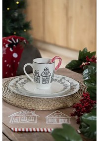 Dětská kuchyňská zástěra s motivem perníkových domečků Gingerbread Bliss – 48x56 cm