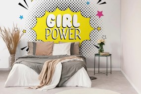 Tapeta s pop art nápisem - GIRL POWER - 450x300