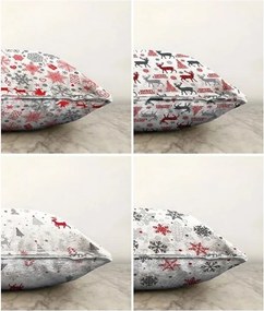 Povlaky na polštáře v sadě 4 ks s vánočním motivem 43x43 cm Merry Christmas – Mila Home