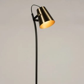 Stojací designová lampa Laventa Black and Gold