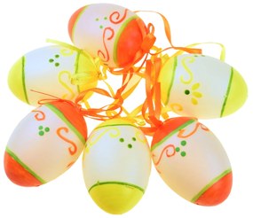 Velikonoční malovaná vajíčka střední 6 ks