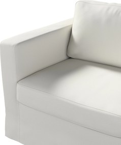 Potah na pohovku IKEA  Karlstad 2-místná , nerozkládací, dlouhý barva šedá látka pletený vzor