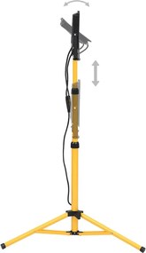 LED reflektor se stojanem 2 x 100 W studené bílé světlo 149662