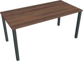 Kancelářský stůl jednací Hobis UJ 1600, deskaakát, bílá RAL 9016