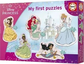 EDUCA Baby puzzle Princezny 5v1 (3-5 dílků) / 24 x 16 cm