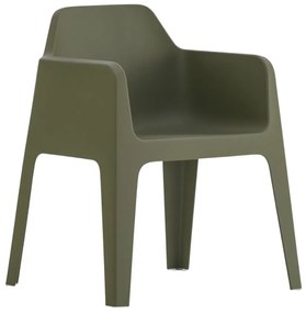 OnaDnes -20% Pedrali Lahvově zelená plastová jídelní židle Plus 630