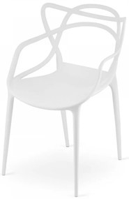 Supplies KATO moderní jídelní židle - bílá
