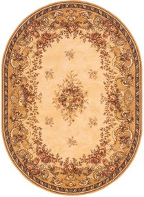 Oválný koberec Agnella Isfahan Dafne Sahara Rozměr: 140x190 cm