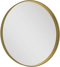 Sapho Notion - Zrcadlo v rámu, průměr 70 cm, matná zlatá NT700G