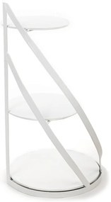 Kovový servírovací tác Nowell White, 38x60 cm