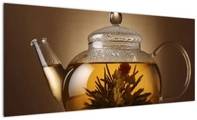Obraz konvice s čajem (100x40cm)