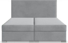 AGroup Kontinentální čalouněná postel ZONZA (160 x 200 cm) Barva látky Trinity: Modrá (Trinity 2313)