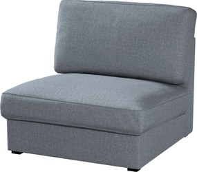 Potah na neskládací křeslo IKEA Kivik barva šedá látka pletený vzor