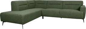 LABEL51 Pohovka do tvaru L BOLZANO Zelená 270cm levá GA-80.182