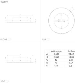 Eglo 900599 - LED Stmívatelné stropní svítidlo LANCIANO LED/35W/230V + DO