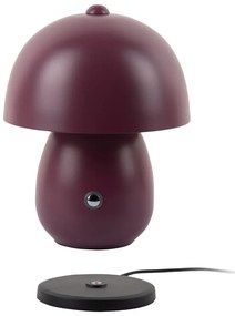 LED stolní lampa růžovofialová s kovovým stínidlem (výška 18 cm) Mono LED – Leitmotiv