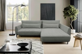 XXXLutz ROHOVÁ SEDAČKA, textil, šedá MID.YOU - Sedací soupravy - 001574005706