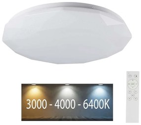 V-Tac LED Stmívatelné stropní svítidlo LED/40W/230V 3000K/4000K/6500K + DO VT0878