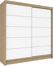 FALCO Skříň Taisa IV 180 cm dub sonoma/bílá