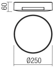 Redo 90006 - LED Venkovní stropní svítidlo SKOR LED/16W/230V IP54 hnědá