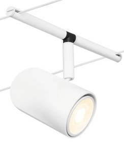 Paulmann 94467 CorDuo Cup Basic, bílý lankový systém, 5x max 10W LED 12V, 500cm
