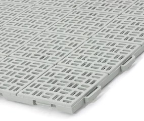 Plastová děrov. dlažba Linea Marte 56,3 x 56,3 x 1,3 cm, šedá
