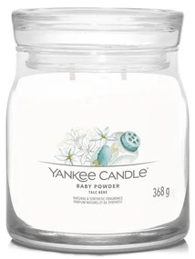 Yankee Candle Signature svíčka střední Baby Powder, 368g