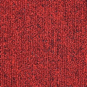 Schodové rohože 30 ks 56 x 17 x 3 cm červené půlkulaté 3365738