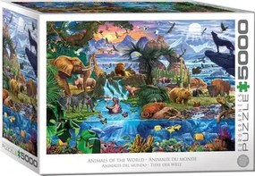 EUROGRAPHICS Puzzle Zvířata světa / 5000 dílků / 152,4 x 101,6 cm