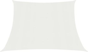 vidaXL Plachta proti slunci 160 g/m² 4/5 x 4 m HDPE [311106] Barva: Bílá
