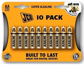 Baterie AA/LR6 JCB SUPER ALKALINE 10ks (blistr)