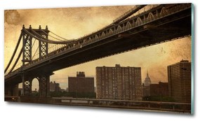 Wallmuralia Foto obraz skleněný horizontální Manhattan New York 100x50