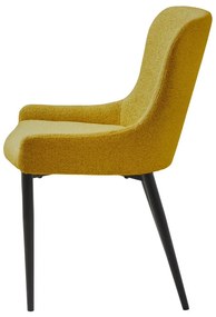 Žlutá jídelní židle Ontario – Unique Furniture