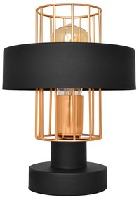 Stolní lampa VOLTA 1xE27/15W/230V černá/rose gold