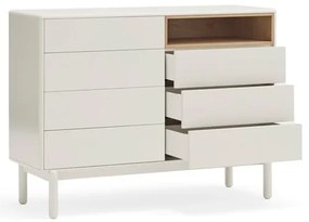 Krémová komoda 120x90x40 cm Corvo – Teulat